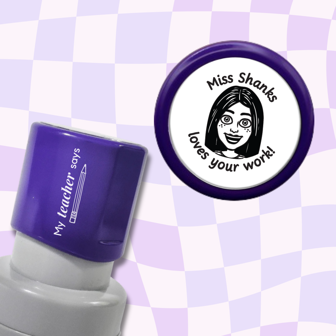 Shop Personalised Teacher Stamps – Premium Quality | My Teacher Says